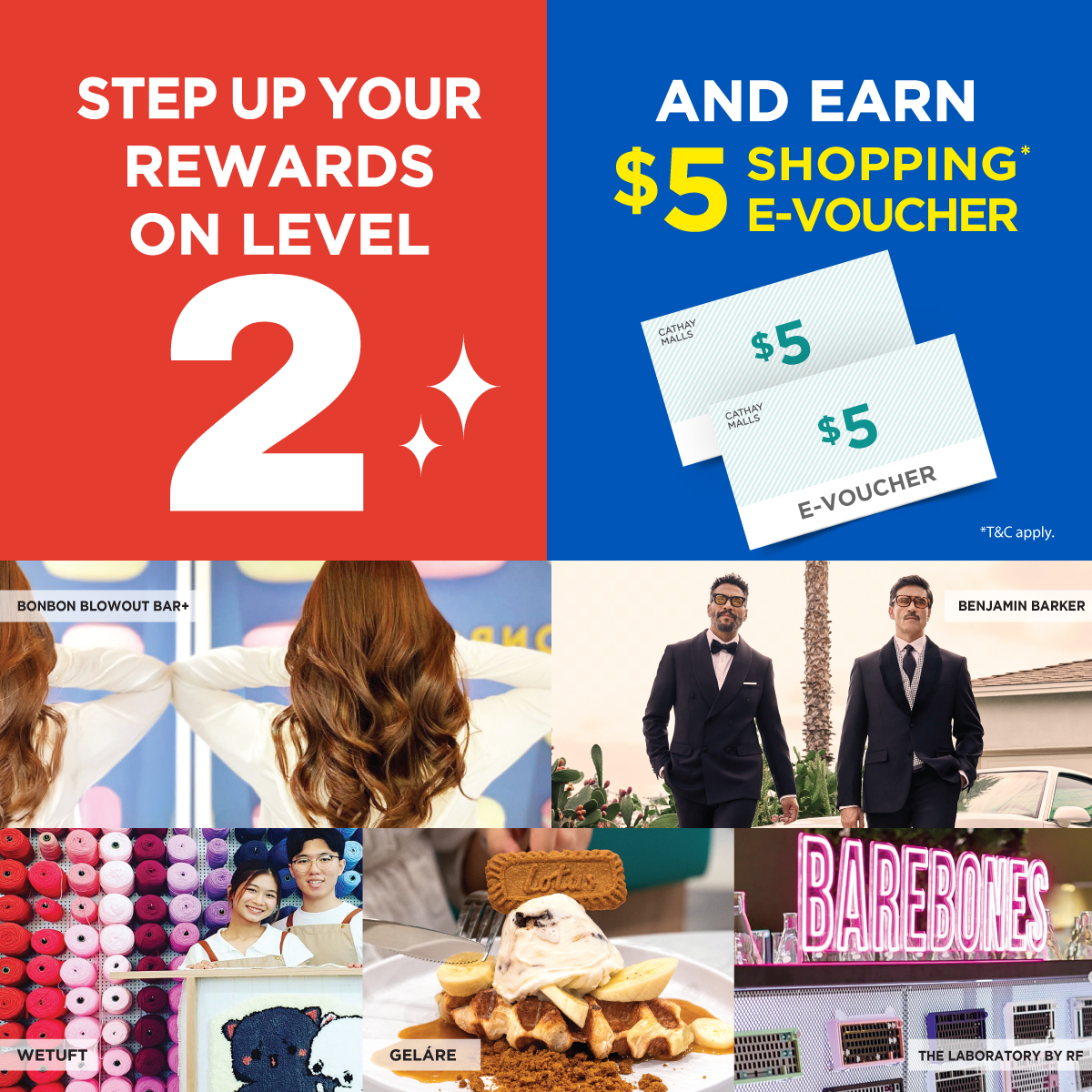 Level up your rewards on Level 2 - Cathay Malls | Cineleisure